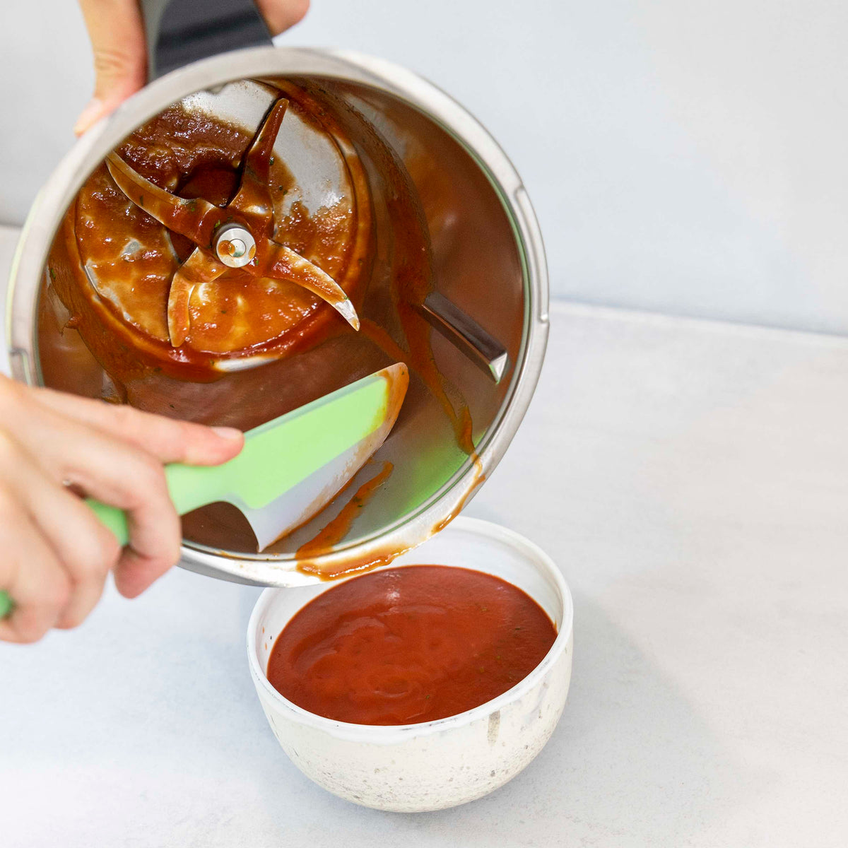 FlexiSpatel® | Flexibler Spatel für Thermomix – Wundertopf